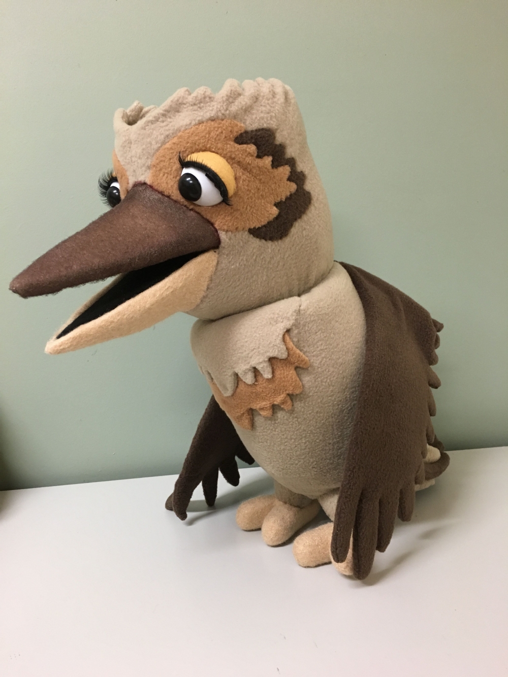 Custom Kookaburra Professional Hand Puppet | The Puppet Workshop