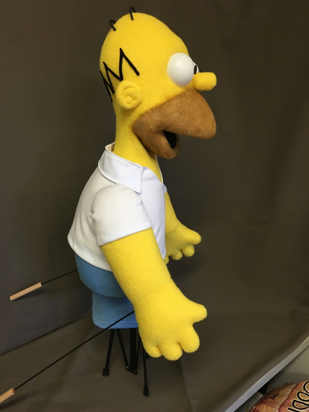 Custom Homer SImpson Puppet | The Puppet Workshop